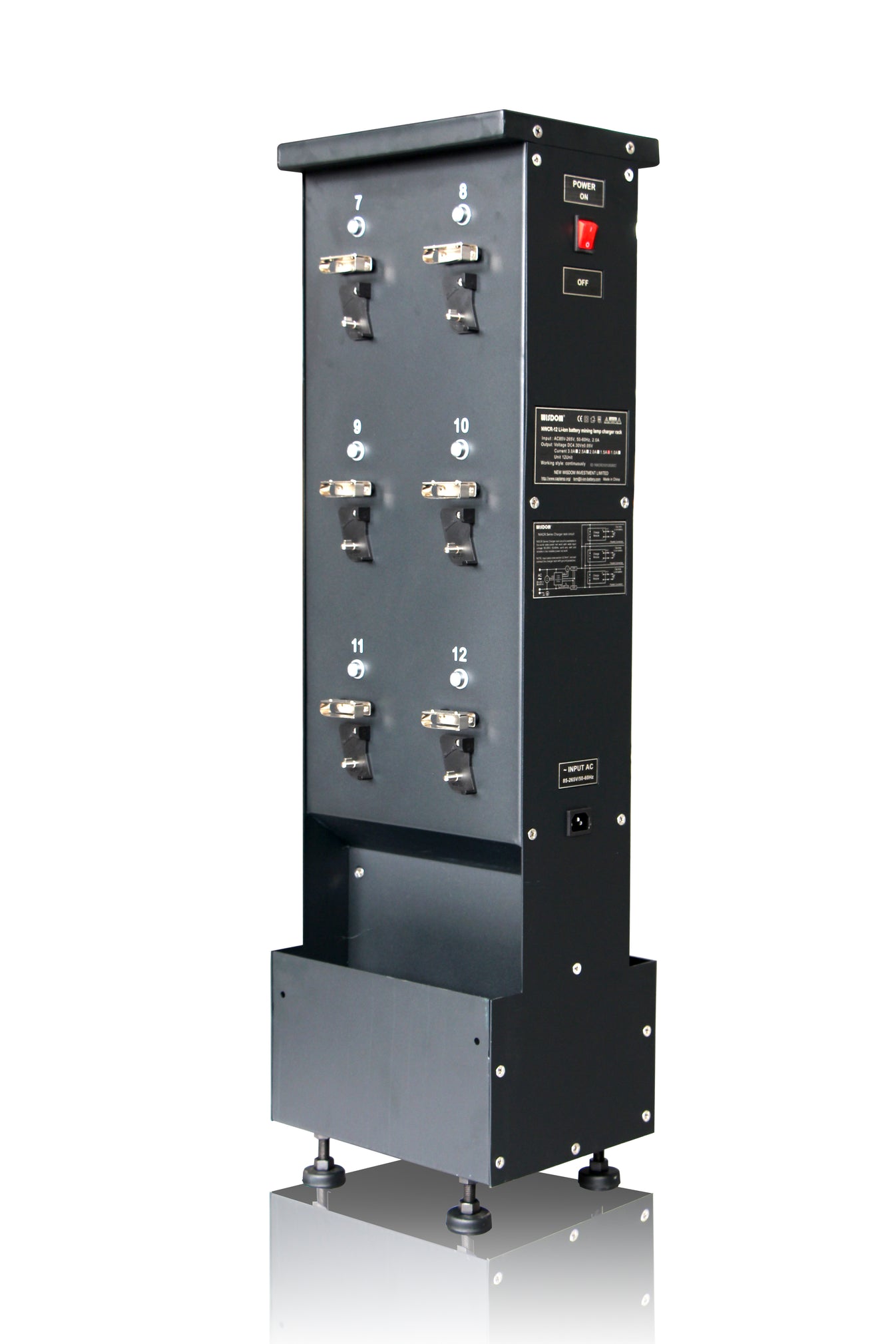 NWCR-12 Charging Rack for Corded Cap Lamps